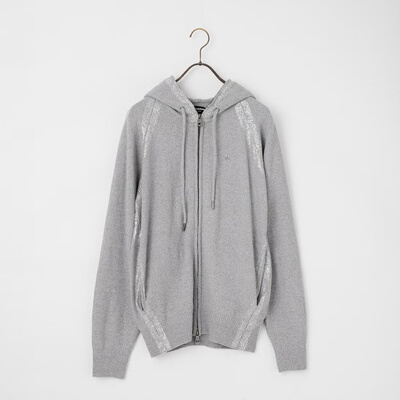 日本直邮1piu1uguale3 RELAX 男装 亮片线条针织套头衫 USK-26009