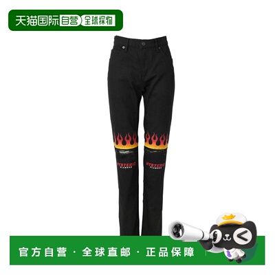 日本直邮HYSTERIC GLAMOUR 女装 弹力修身 牛仔裤 双膝破损设计 0