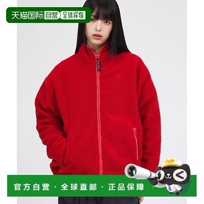 日本直邮Rouge vif RUSSELL ATHLETIC 羊羔毛拉链夹克 黑色卫衣
