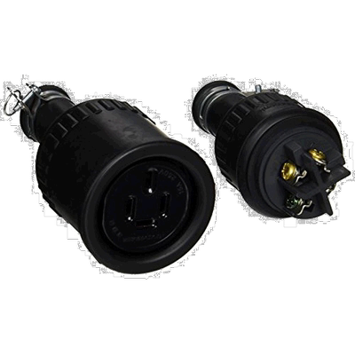 【日本直邮】Panasonic松下 防水橡胶端子 接地3P15A 黑色WA3415
