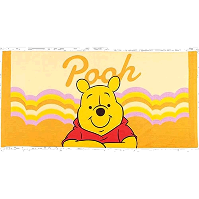 【日本直邮】Skater斯凯达 浴巾 50×104cm小熊维尼图案TOB100-A