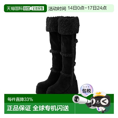 日本直邮日潮 GRL  厚底 羊皮 材质 过膝长靴zr1451