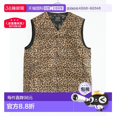 日本直邮TAION 基础款 V 领纽扣内衬羽绒背心95% 羽绒 [TAION-001