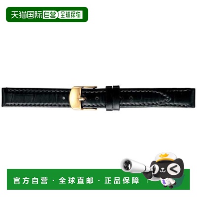 日本直邮BKME053AH BAMBI SCOTCHGARD 黑色压纹牛皮表带