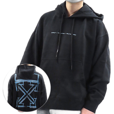 自营｜ 灰白色 MARKER SKATE 连帽衫 OMBB085F21FLE018 运动衫/