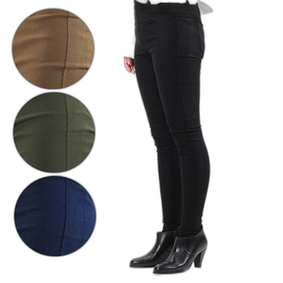 日本直邮Pompadour 伸缩线条长裤正品休闲 时尚穿搭舒适 外穿显瘦