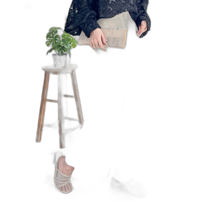 1h可退 日本直邮mily billet 女士迷人I线形状全拉链半身裙 前后