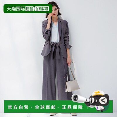 日本直邮GeeRA 可水洗不变形阔腿裤套装[R04609EW13206] 服装套装