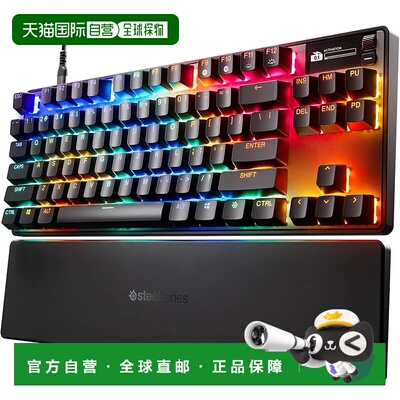 【日本直邮】Steelseries赛睿 有线游戏键盘 日语排序 黑色64745