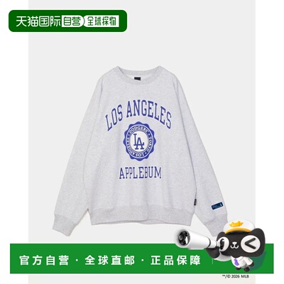 日本直邮APPLEBUM LA Dodgers 学院风圆领卫衣 ML2620402L
