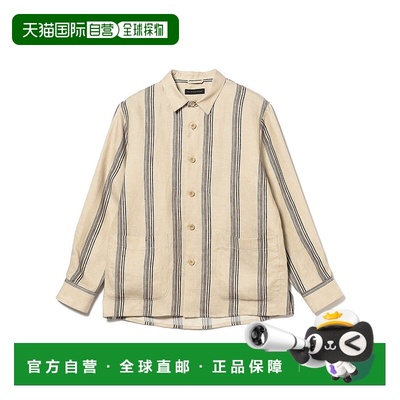 1h可退 日本直邮East Harbour Surplus 男士条纹衬衫夹克 2416035