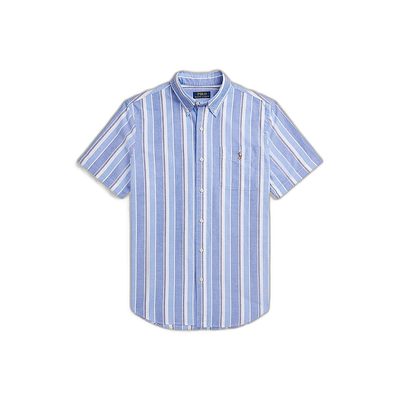 1h可退 日本直邮Polo Ralph Lauren 男士经典款条纹牛津纺衬衫 MN