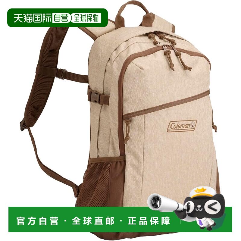 【日本直邮】科勒曼 WALKER 25 男女通用 双肩包 25L 黄褐色背包