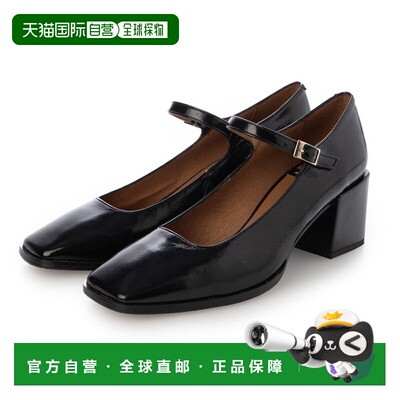 日本直邮ANGEL ALARCON D1010D Angel Alarcon 单带方头高跟鞋（
