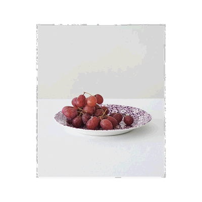 日本直邮日潮 AfternoonTea盘子21.5cm/李子花纹/Burleigh HB24紫