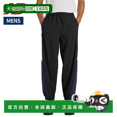 日本直邮New Balance 梭织慢跑裤 (MB61397S-BK) - 男士运动训练