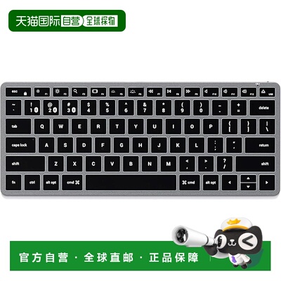 【日本直邮】Satechi Slim X3蓝牙键盘 太空灰 ST-BTSX1M新款
