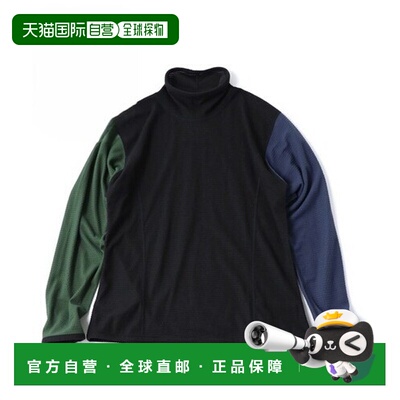 日本直邮gymmaster G621732 舒适科技RV高领衫 Col.90 黑色CRZ