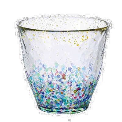 【日本直邮】Adelia 津轻维多洛摇滚庆典金彩玻璃杯 330ml 日本制