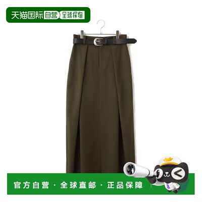 日本直邮Adam et Rope' 女士 前开衩简约西装风长裙 2026AGAC0607