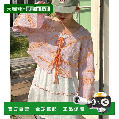 1h可退 日本直邮CIAOPANIC TYPY 女士刺绣短款两穿罩衫 TYZ105150