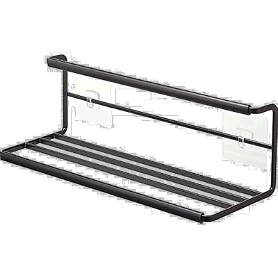 【日本直邮】山崎 水瓶架 L 黑 约W32×D12.2×H10.7cm简单安装 7