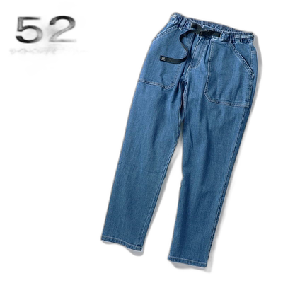 日本直邮Gym Master 10 盎司弹力牛仔贝克裤 G221719 52（浅靛蓝5