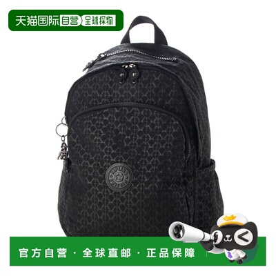 日本直邮Kipling DELIA Signature Emb A4尺寸双肩包