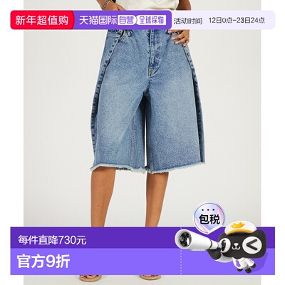 1h可退 日本直邮PRANK PROJECT 女装 高腰宽松牛仔短裤 312614651