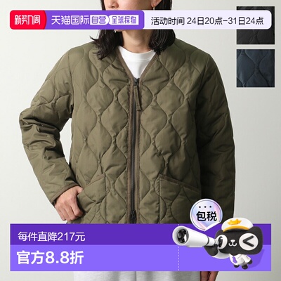 日本直邮TAION 男士羽绒服 (101ZML-1)V 领拉链闭合可折叠设计带