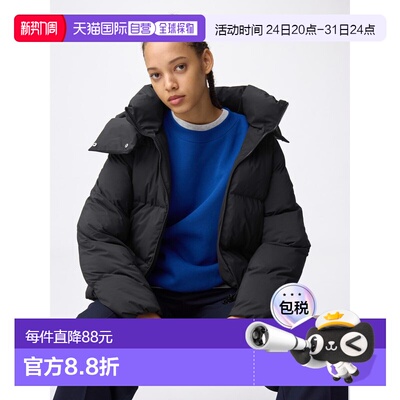 日潮跑腿GU极优 保暖衬垫夹克 09 BLACK WOMEN XS 357497