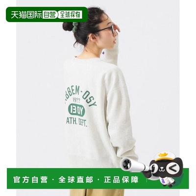 1h可退 日本直邮BEAMS BOY 【联名】Champion / 背印反绒(R) 圆领