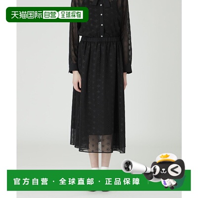 1h可退 日本直邮BLUE LABEL CRESTBRIDGE 女士刺绣雪纺裙 55S0552