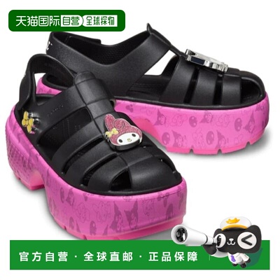 日本直邮Crocs 凉鞋MY MELODY KUROMI STOMP SANDAL 210104 全6尺
