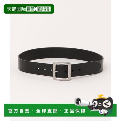 1h可退 日本直邮BARNS 男士40毫米夏季牛皮腰带 LE4340