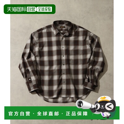 1h可退 日本直邮J.S.Homestead 男装 渐变格纹衬衫 2605047060501