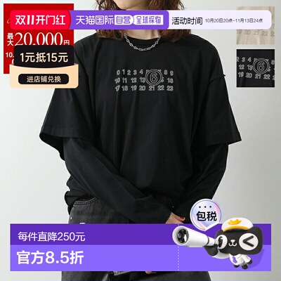 日本直邮MM6 Maison Margiela 马吉拉 KIDS 女童女士长袖T恤 针织