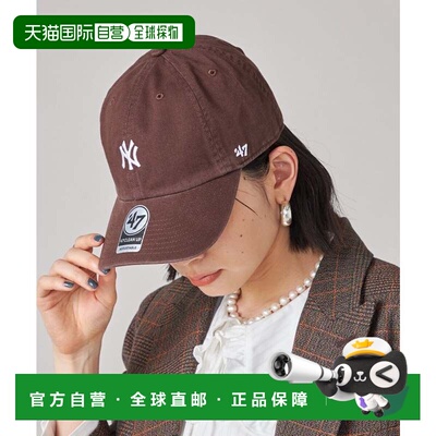 日本直邮47 CLEAN UP YANKEES 棒球帽 棕色