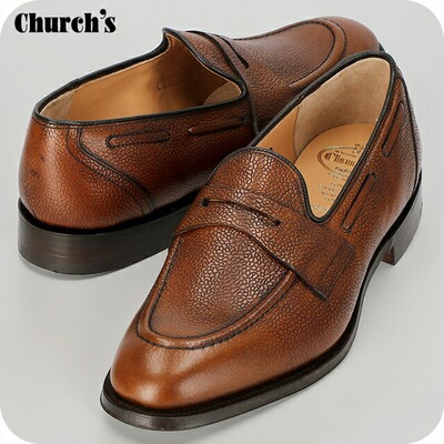 日本直邮Church's 男士商务鞋 皮革 ENGLAND WIDNES 2 F0AAR 棕色