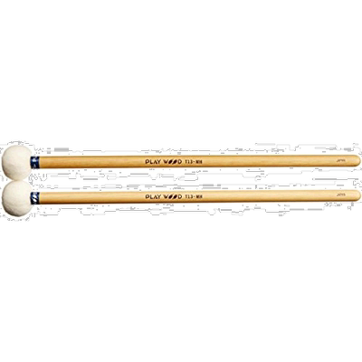 【日本直邮】PLAYWOOD 琴棒 T13-MH 定音鼓槌 白头/蓝线