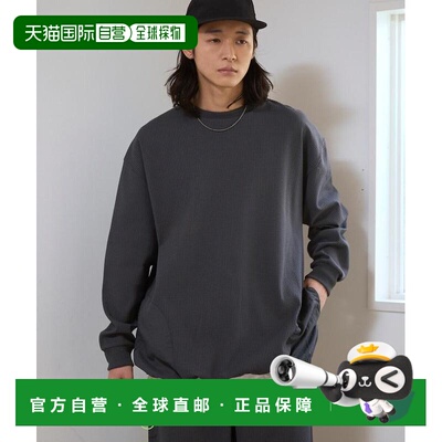 1h可退 日本直邮Firsthand 男装 速干肌理感圆领T恤 侧边尼龙口袋