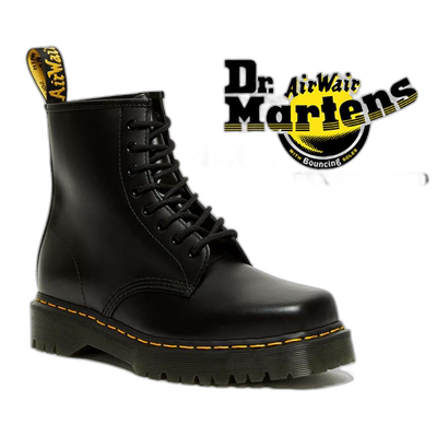 日本直邮 Dr.Martens 1460 BEX SQUARED POLISHED SMOOTH BLACK 2