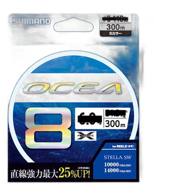 日本直邮Shimano Osea 8 300m 5.0 5 色 LD-A71S