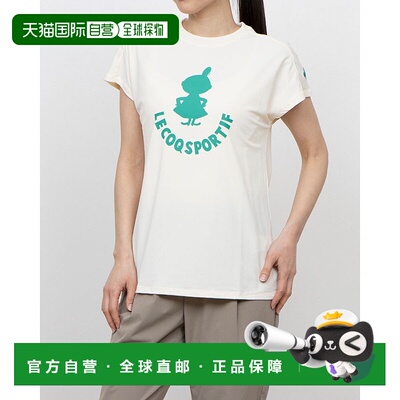 日本直邮 无 女士半袖机能T恤冷感法式袖LT5SHTM1L 白色 [无]运动