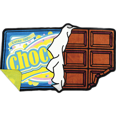 【日本直邮】Marushin丸真 沙滩毛巾 巧克力型 150x92cm 013正品