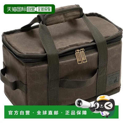 【日本直邮】CAPTAIN STAG 帆布工具袋 带隔层 橄榄 UL-2073