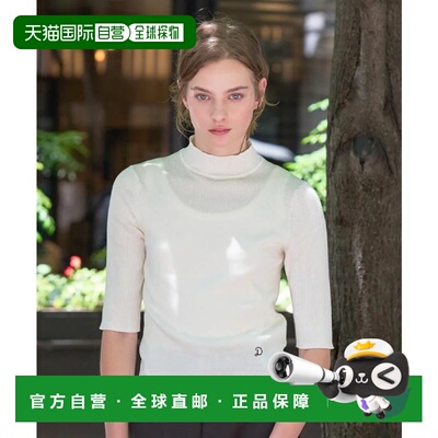 日本直邮DRESSTERIOR 凉感短袖套头衫 003米白色内搭开衫上衣