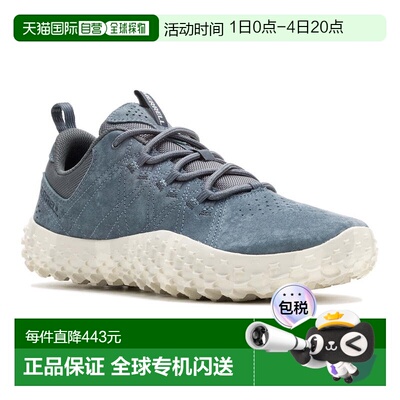 日本直邮Merrell 户外城镇低帮鞋 Wrapt J007173 石板色徒步