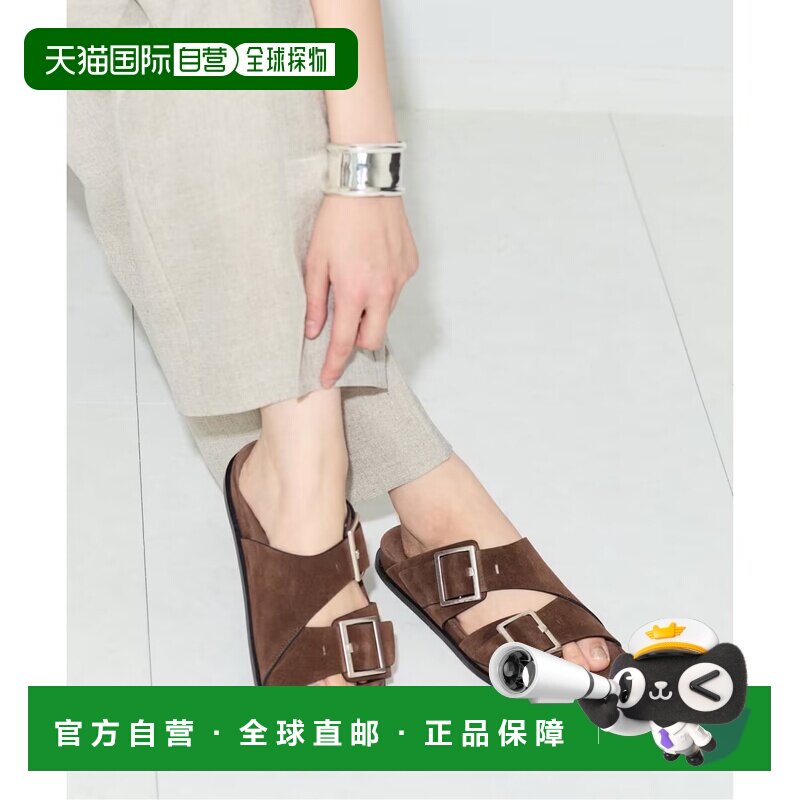 日本直邮JOURNAL STANDARD 【ALOHAS】Alba棕色绒面革皮鞋 凉鞋