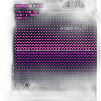 日本直邮STIGA 高粒胶 HORIZONTAL 20 OX 卧式 20 OX RED 无海绵